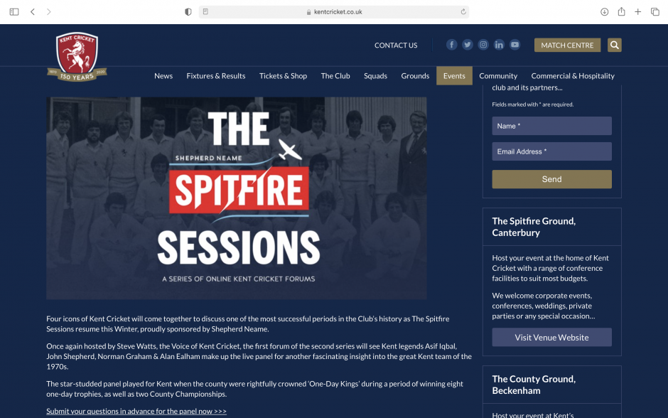 Spitfire Session - Keith Ames