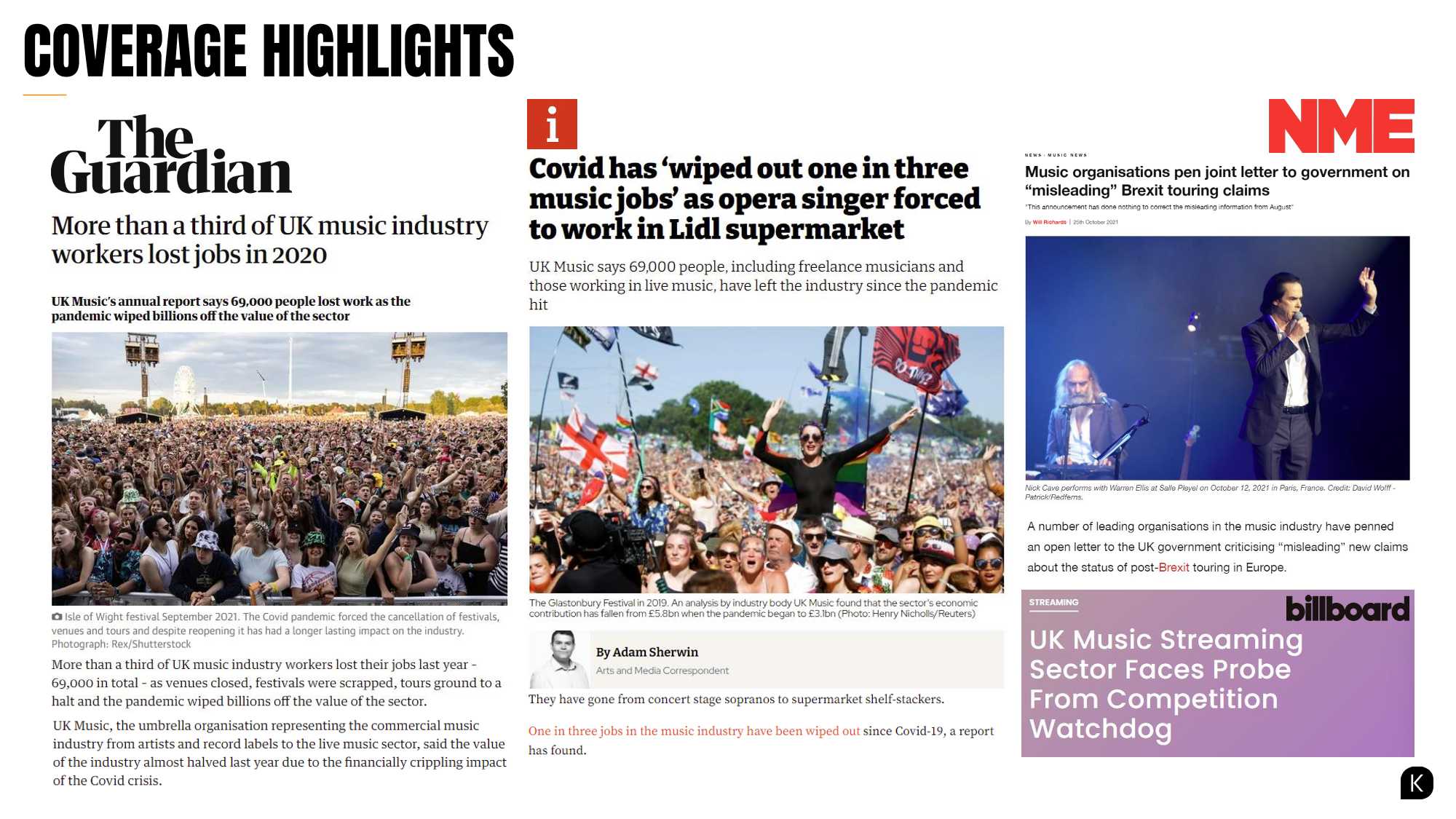 Media coverage - Keith Ames